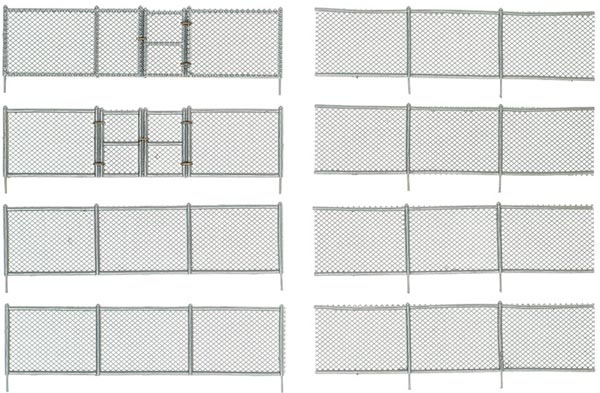 N-Scale chain link fence