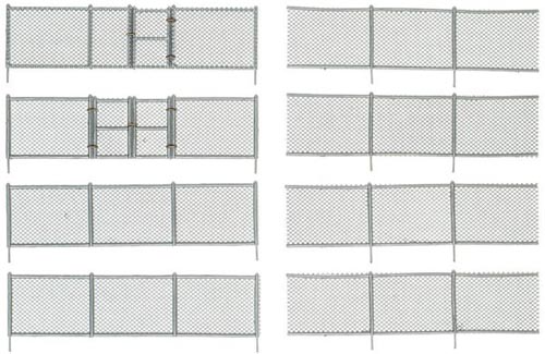 O-SCALE CHAIN LINK FENCE