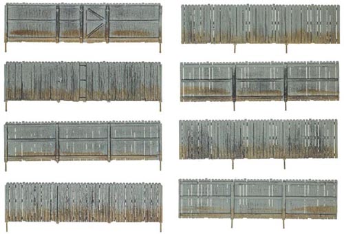 O-SCALE PRIVACY FENCE