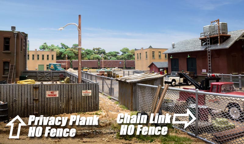 HO-SCALE PRIVACY FENCE