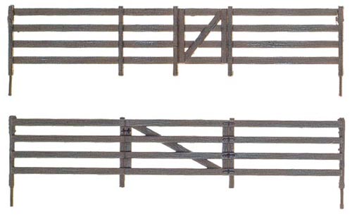 O-SCALE RAIL FENCE
