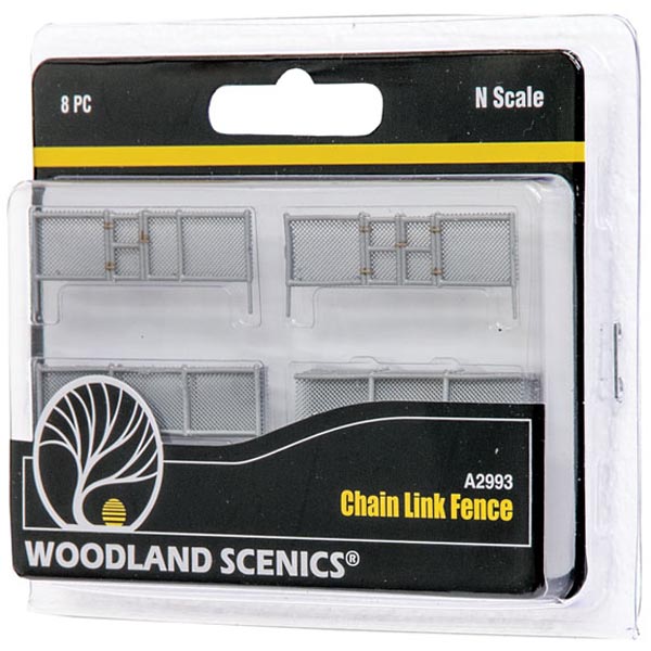 N-Scale chain link fence