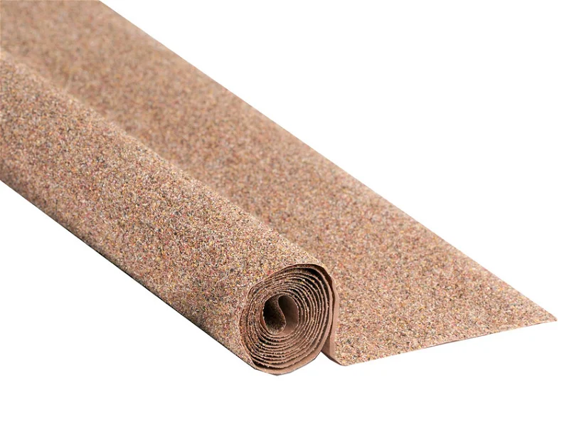 Noch brown gravel pavement roll out mat