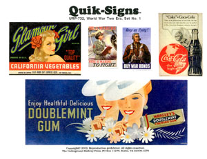 WORLD WAR II (DECALS) - SET NO. 1