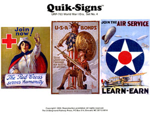 WORLD WAR I (DECALS) - SET NO. 4