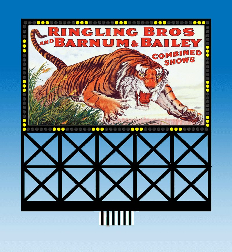 HO-Scale O-Scale minature Ringling Bros. and Barnum Bailey C